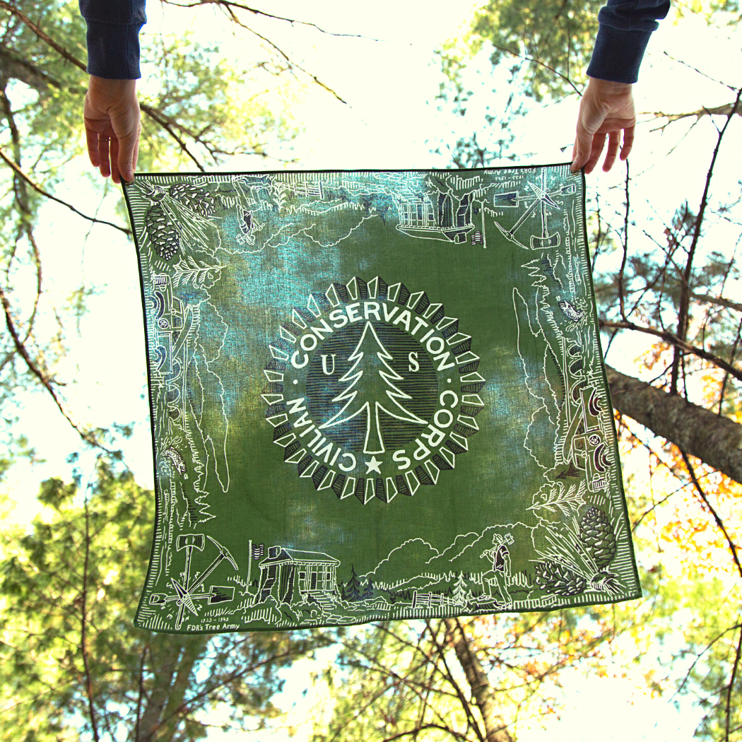 CCC Legacy Bandana Green Civilian Conservation Corps – Good & Well ...