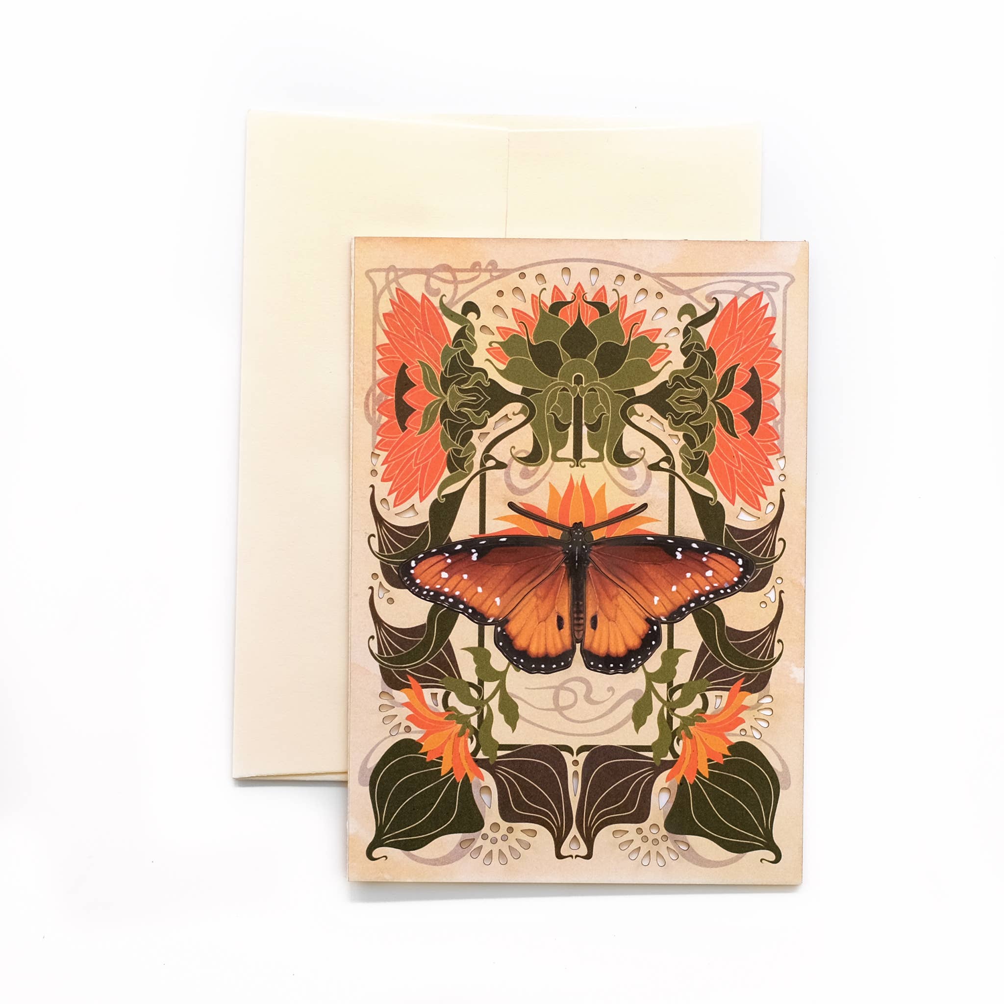 Queen Butterfly 'Pop-Out' Greeting Card – Good & Well Supply Co.